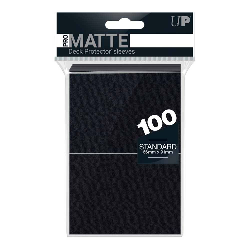 Ultra Pro Matte Card Sleeves Svart (Standard) | Hobbykort