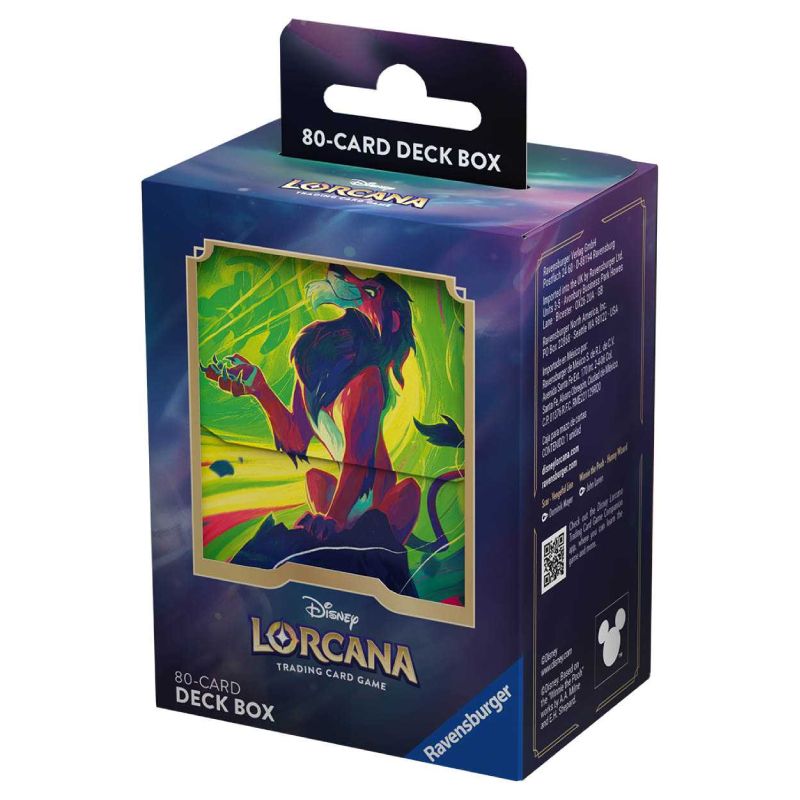 Disney Lorcana Azurite Sea Deck Box – Scar | Hobbykort.se